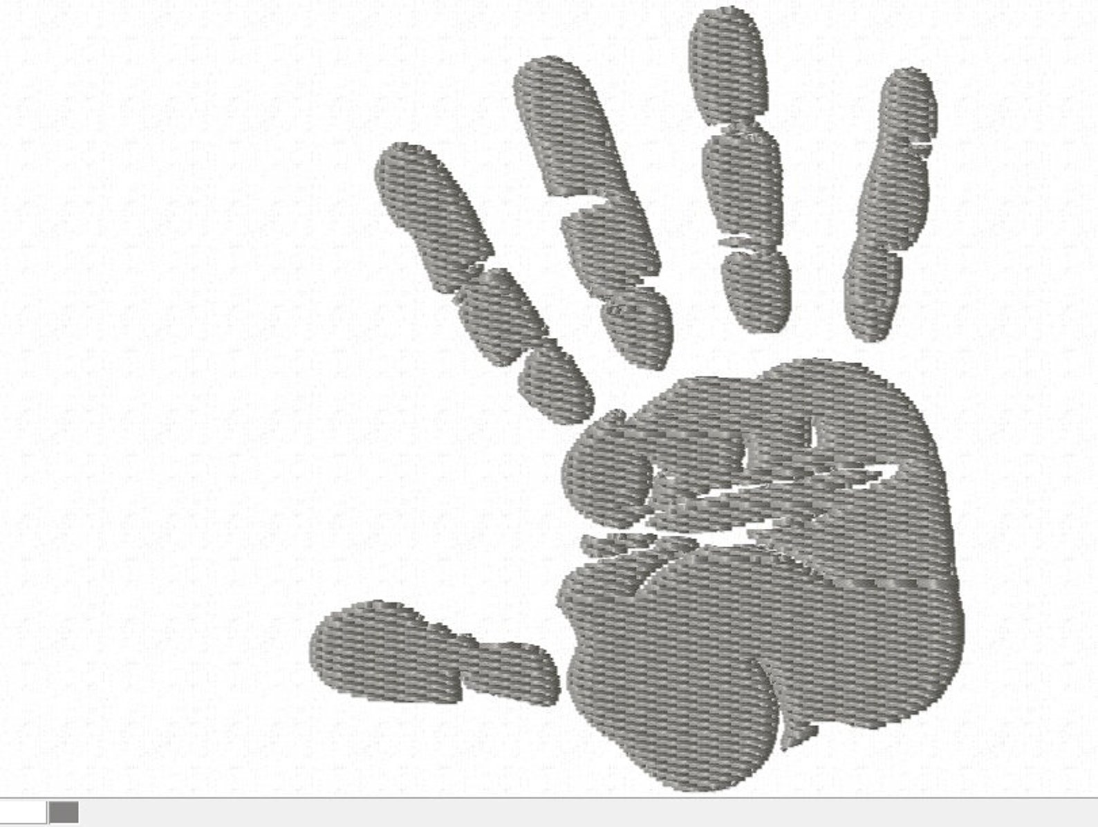Hand Print Embroidery Design Machine Embroidery Design - Etsy