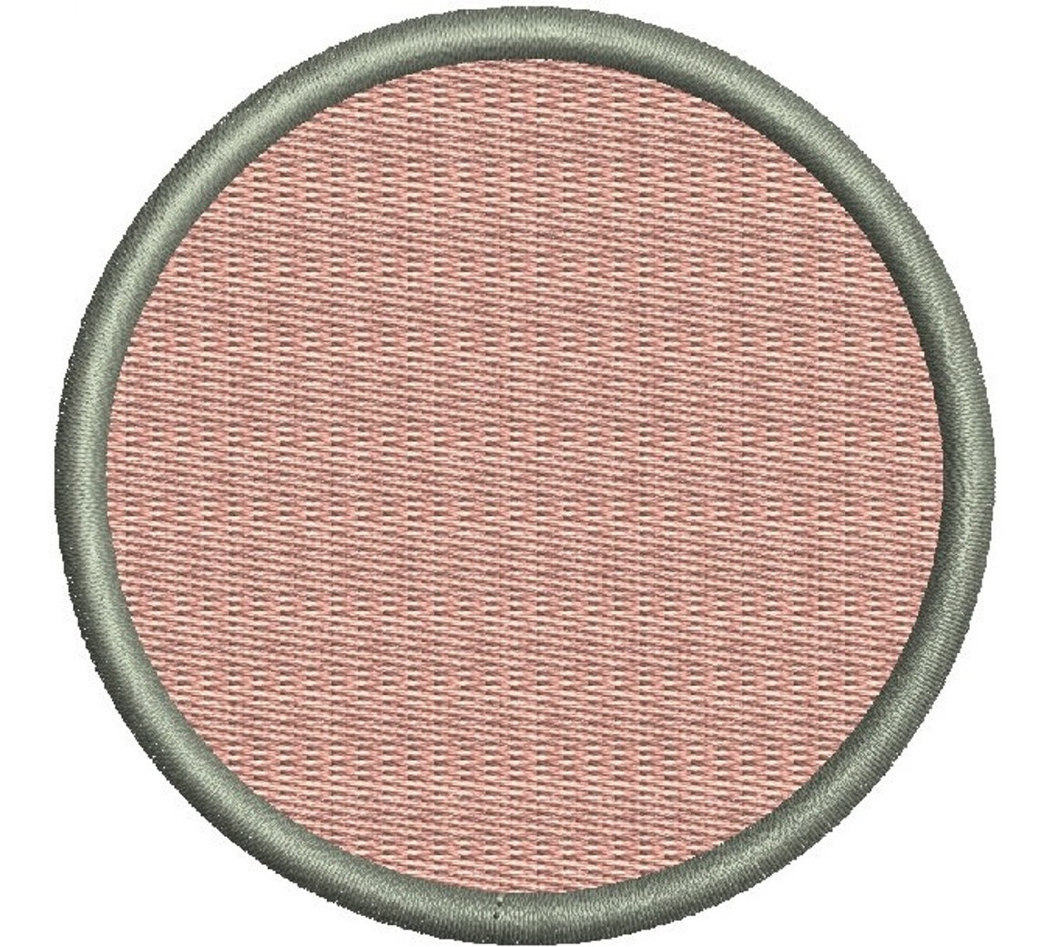 Circle Patch Machine Embroidery Design Instantly Download - Etsy