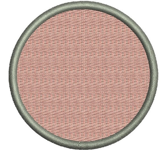 Circle Patch Machine Embroidery Design Instantly Download - Etsy
