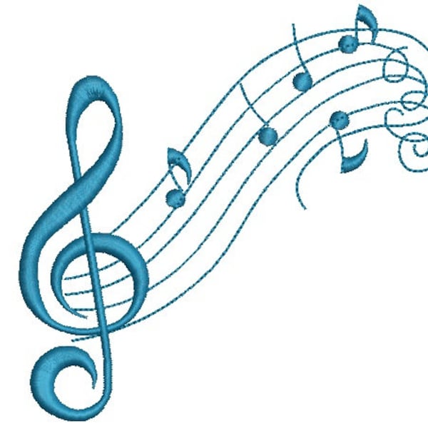 Music Notes Applique - Etsy