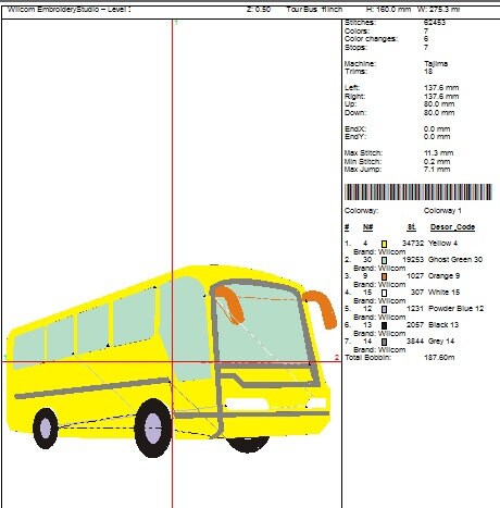 Bus / Tour Bus machine embroidery design instantly download | Etsy