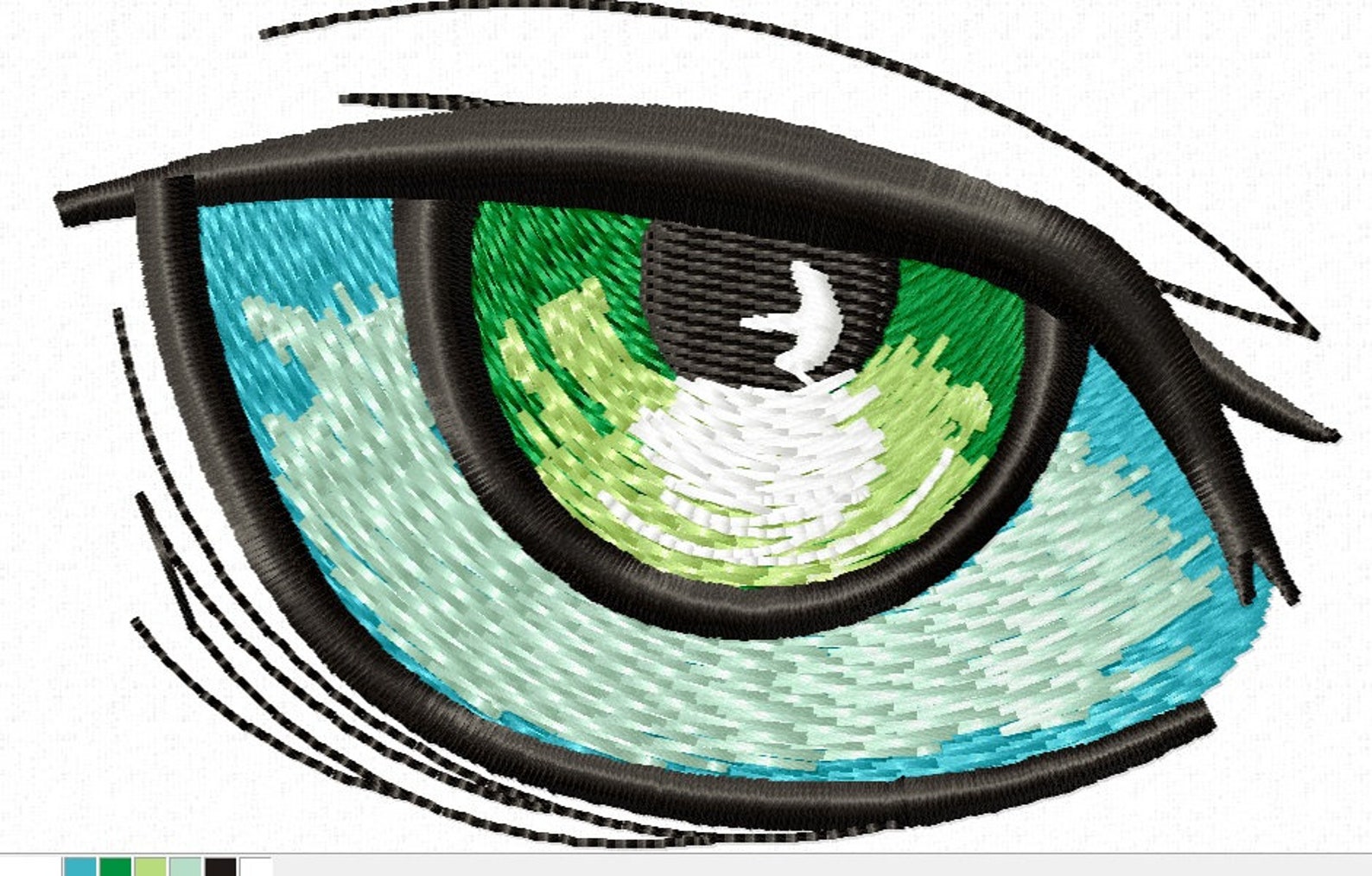 Cartoon Toy Eyes soft Plush Doll Machine Embroidery Designs - Etsy