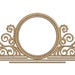 Pattern and Circle Open Space for a Monogram Machine Embroidery Design ...