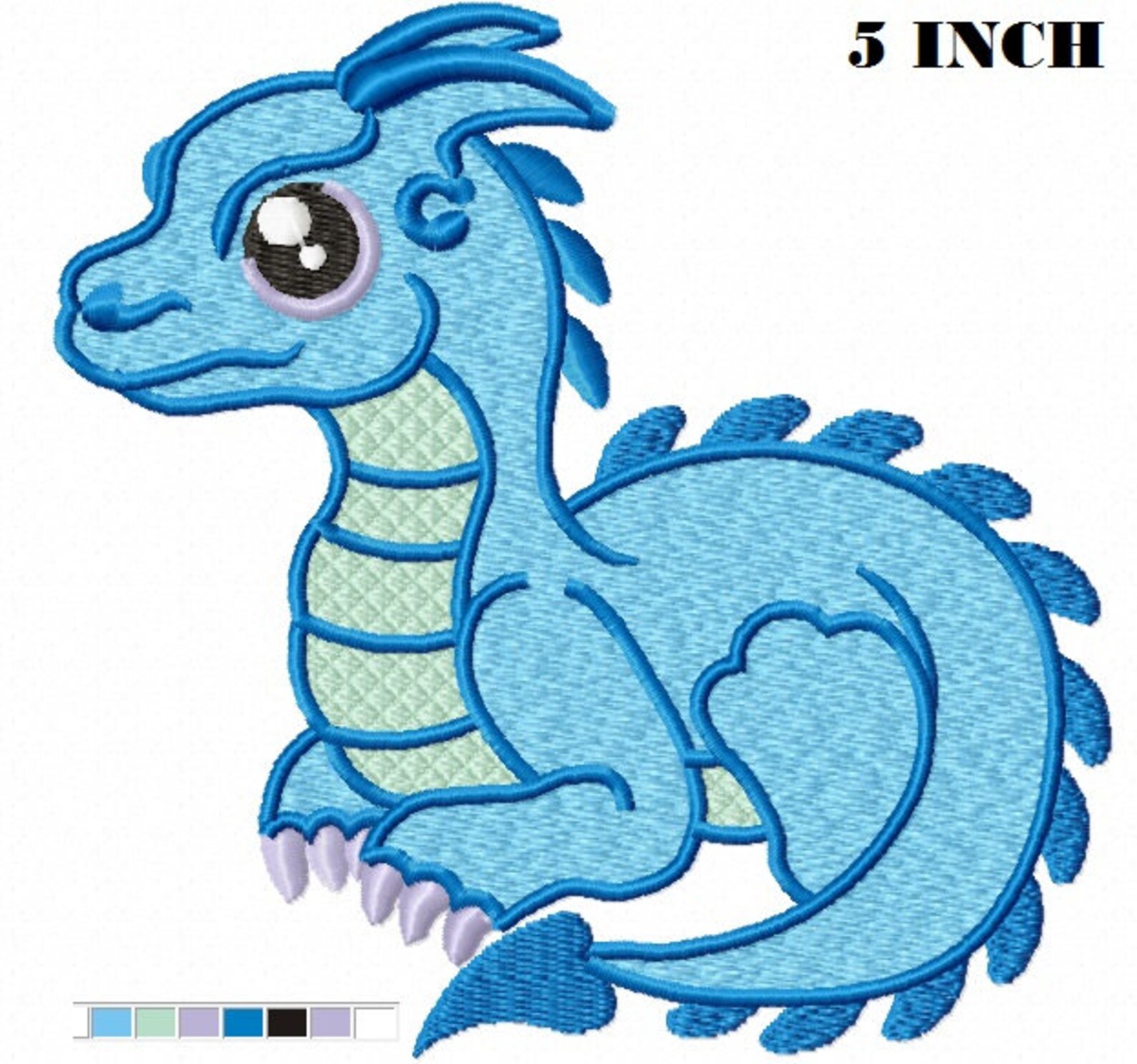 Dragon Machine Embroidery Design Instantly Download - Etsy
