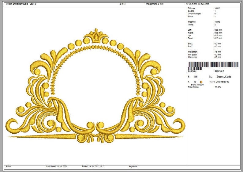 Vintage Frame for Monogram or Name . Name Frame Machine - Etsy
