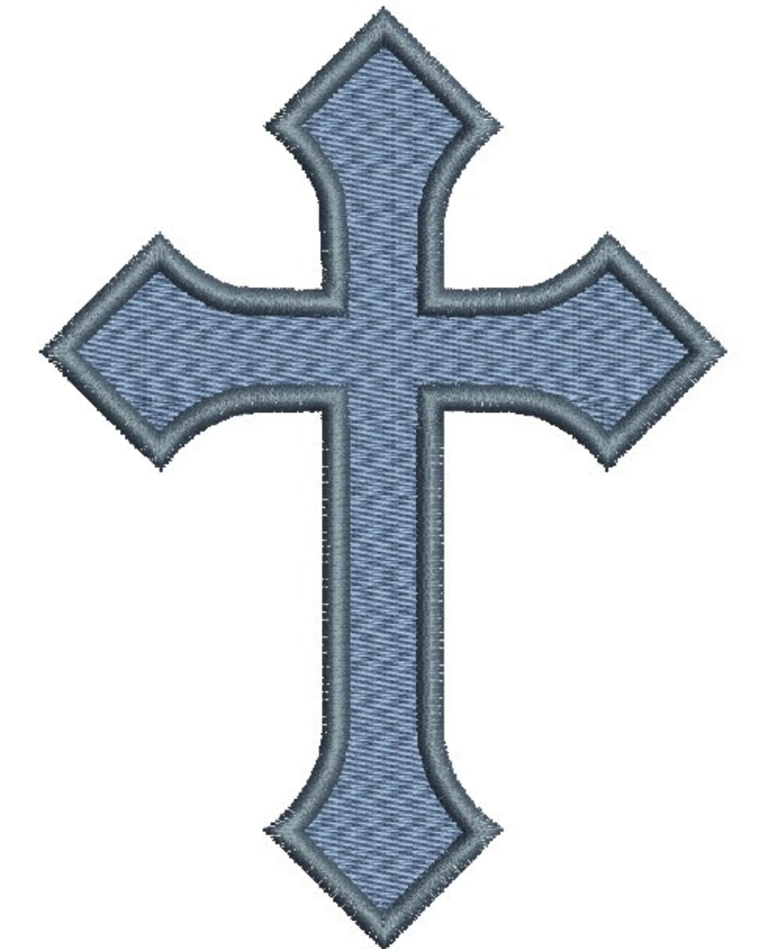 Cross Embroidery Design. Easter Cross Embroidery Design. Christian ...