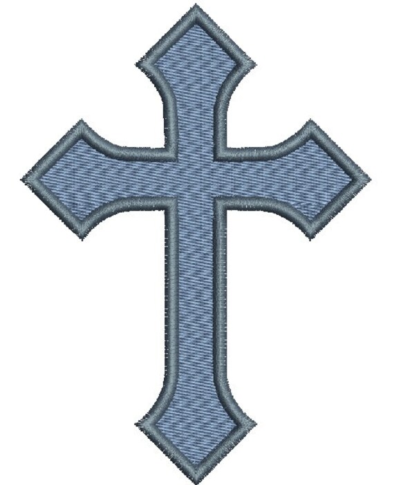 Cross Embroidery Design. Easter Cross Embroidery Design. - Etsy