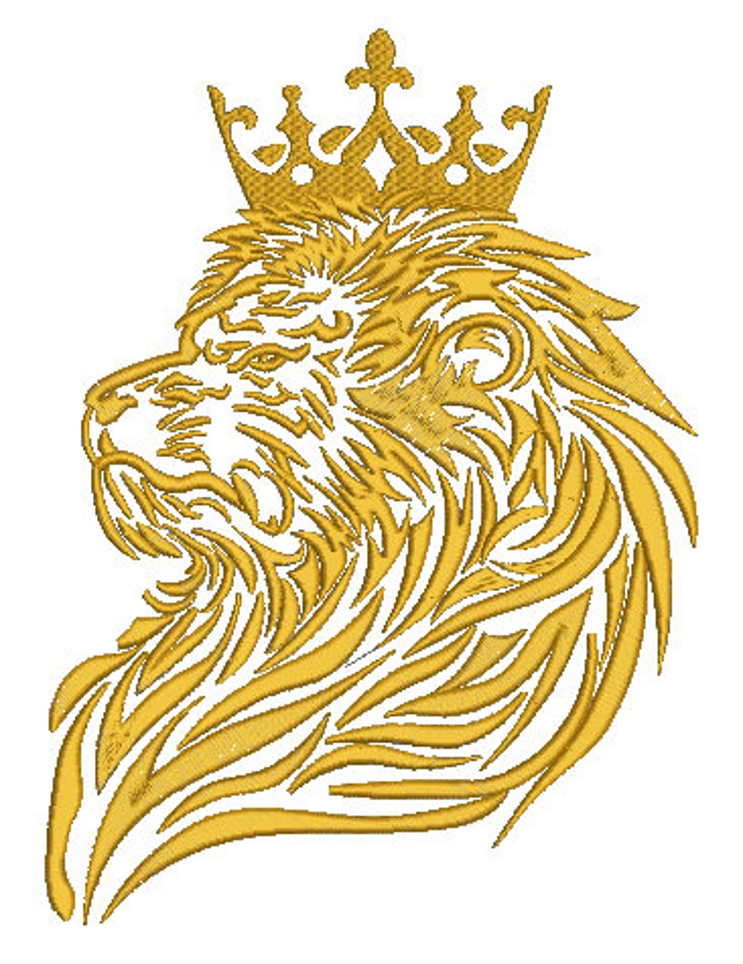 Lion With Crown Design