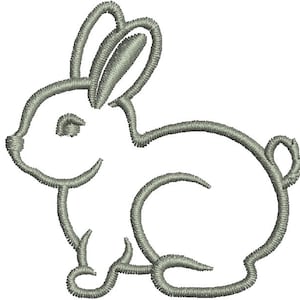Rabbit Bunny Machine Embroidery Designs, Instantly Download - Etsy