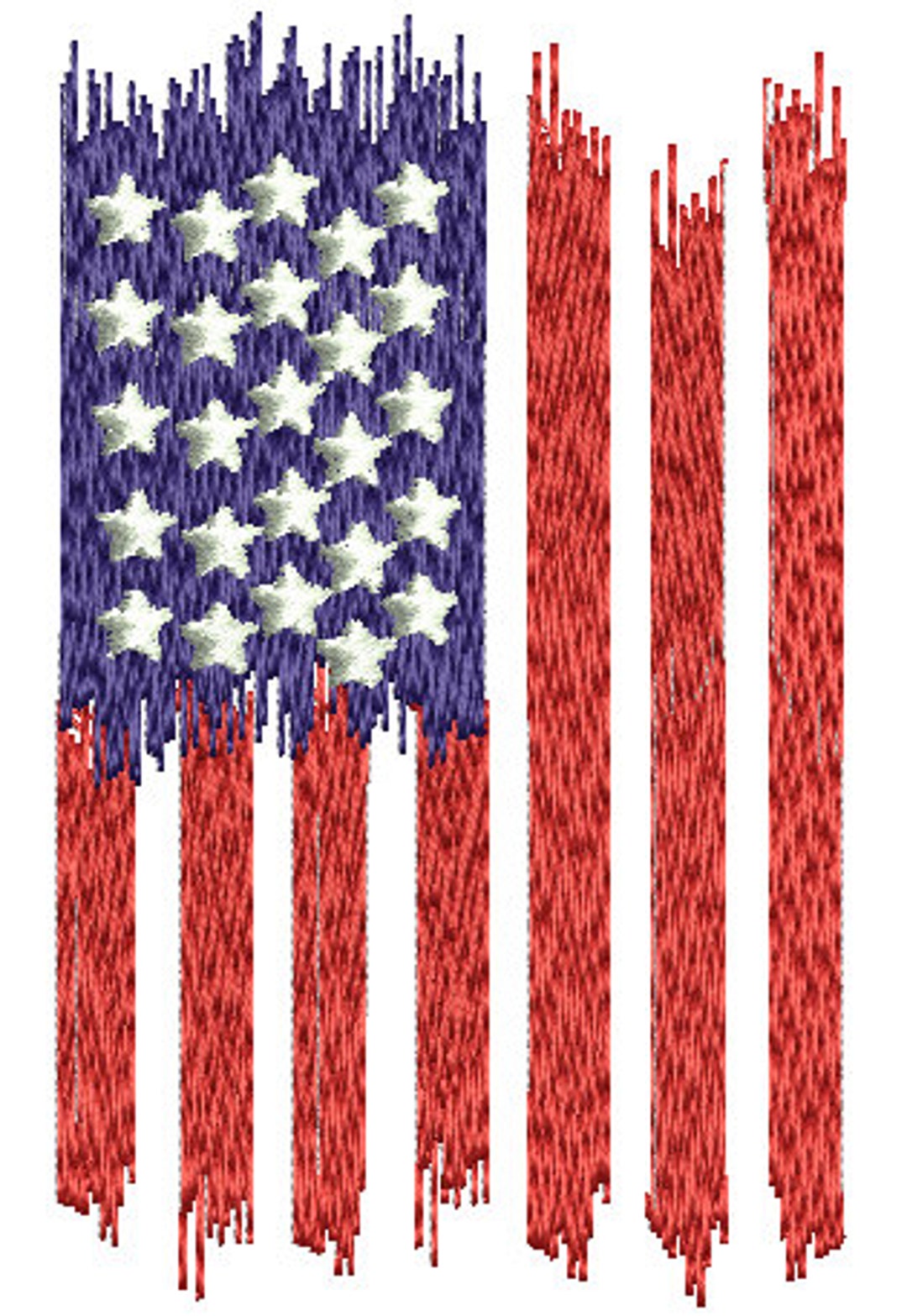 American Flag Embroidery Design/ Usa Flag Embroidery Design, Instantly ...