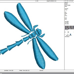 Dragonfly Machine Embroidery Design - Etsy