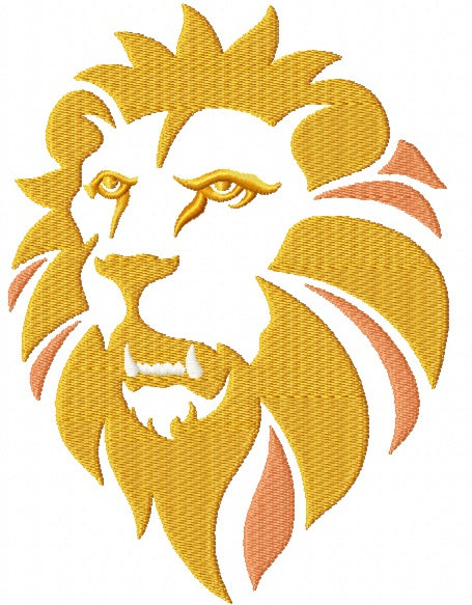 Lion Machine Embroidery Design - Etsy