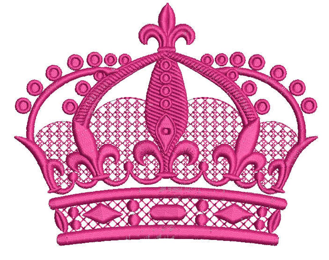 Crown Machine Embroidery Design - Instantly Download - Etsy