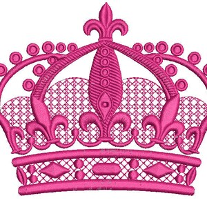 Crown Machine Embroidery Design - Instantly Download - Etsy