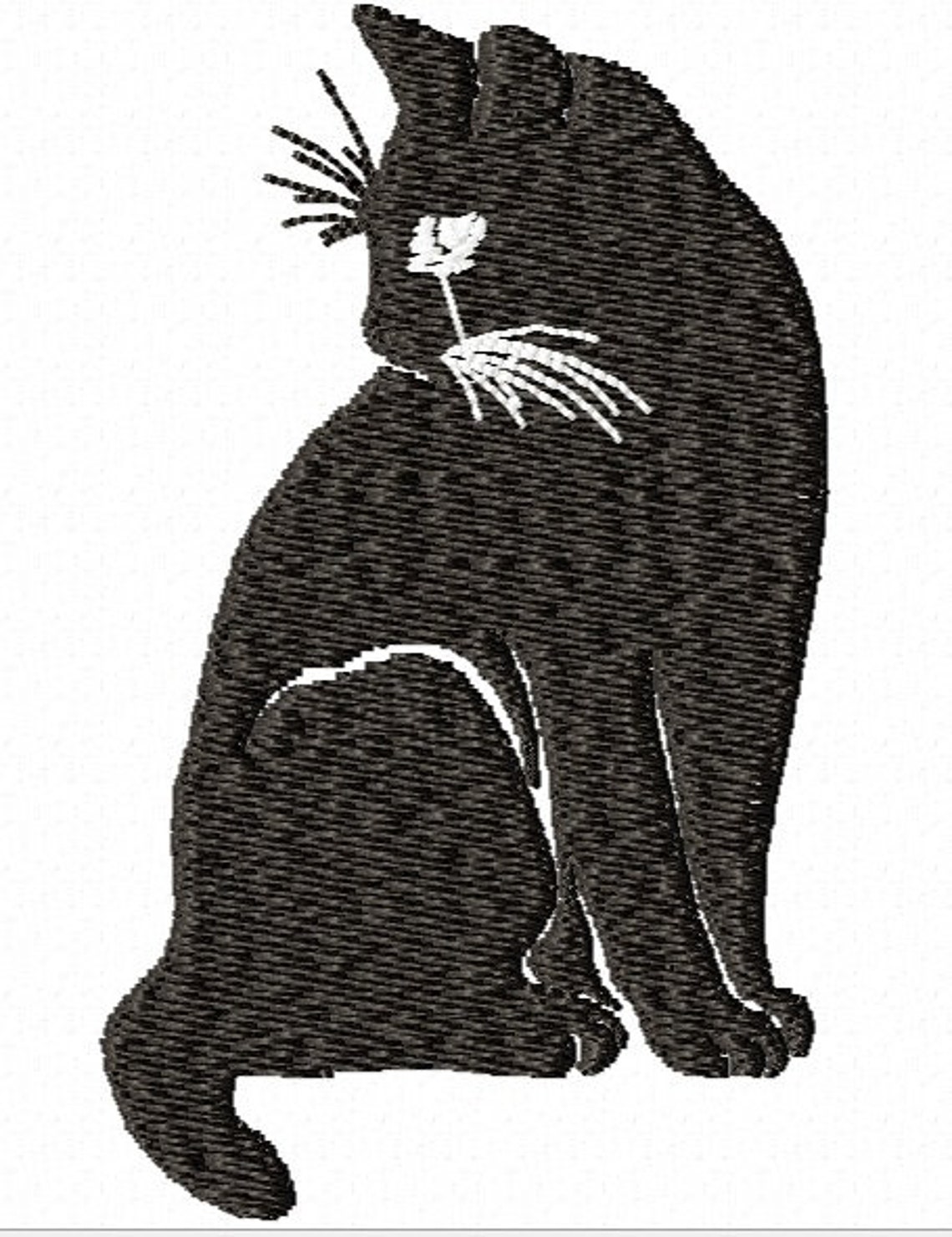 Black Cat Machine Embroidery Designs Instantly Download | Etsy
