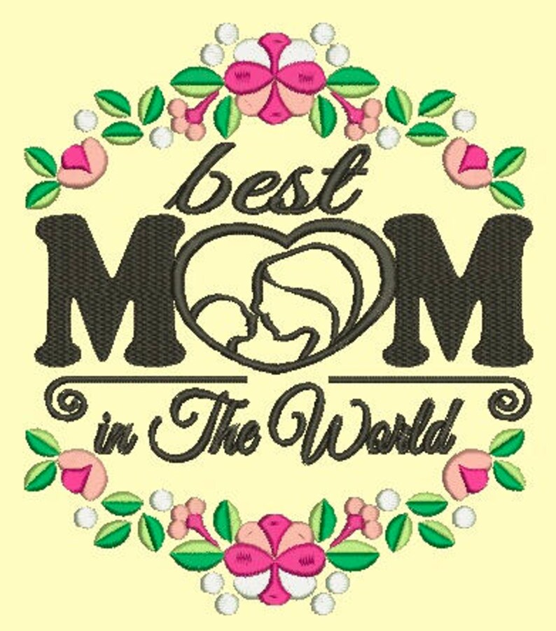 Best MOM Embroidery Machine Embroidery Design Instant - Etsy