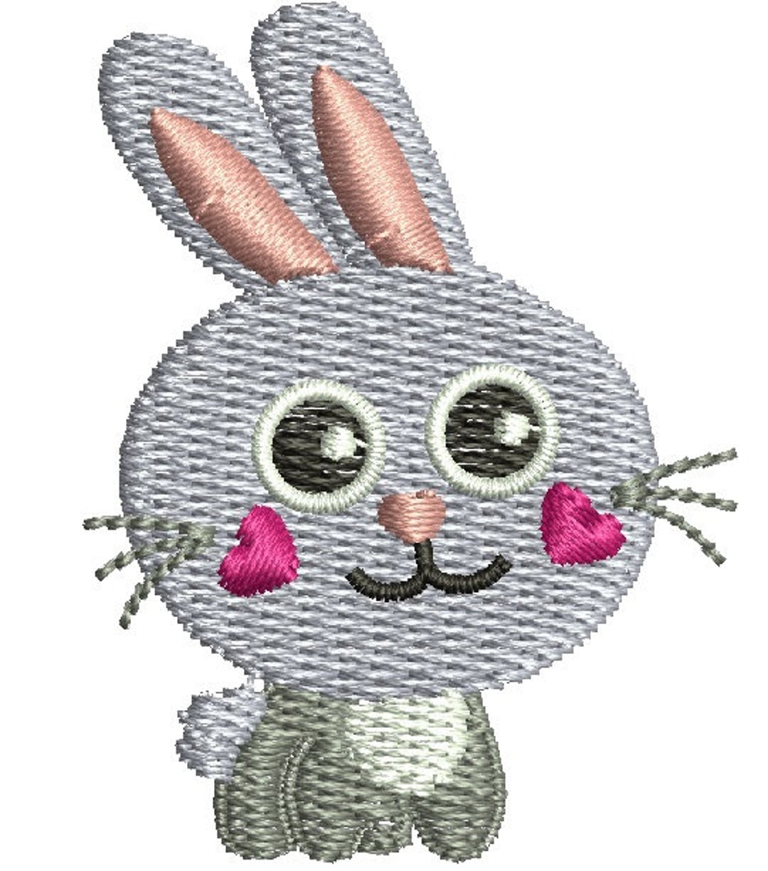 Rabbit Bunny Machine Embroidery Designs, Instantly Download - Etsy UK