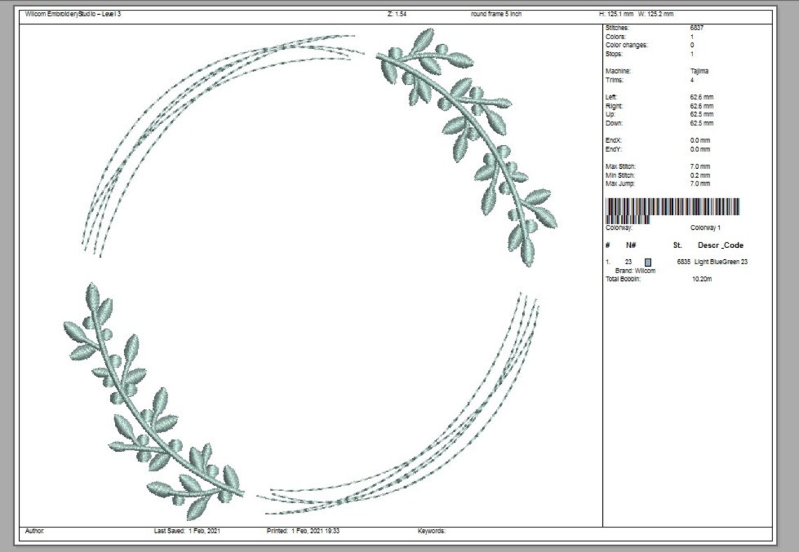 Round Frame for Wedding Monogram / Monogram Frame Machine - Etsy