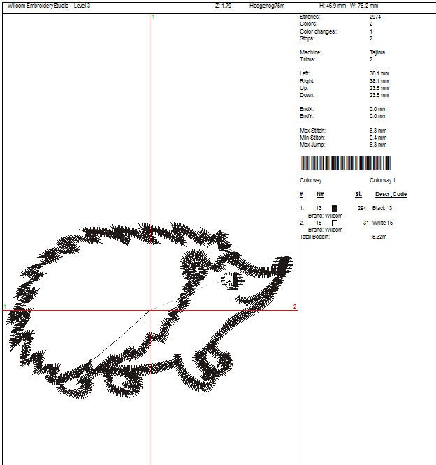 Hedgehog Machine Embroidery Design - Etsy
