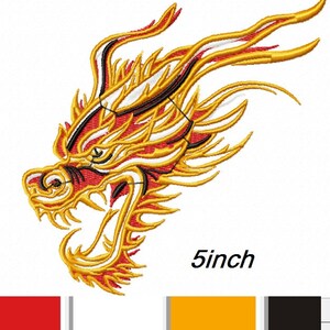 Chinese Dragon Machine Embroidery Design, Instantly Download - Etsy