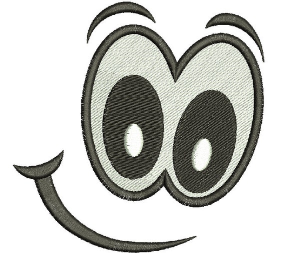 Funny Face Machine Embroidery Design Instant Download - Etsy