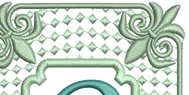 5 Inch Size Embossed Machine Embroidery Monogram Alphabet/ - Etsy