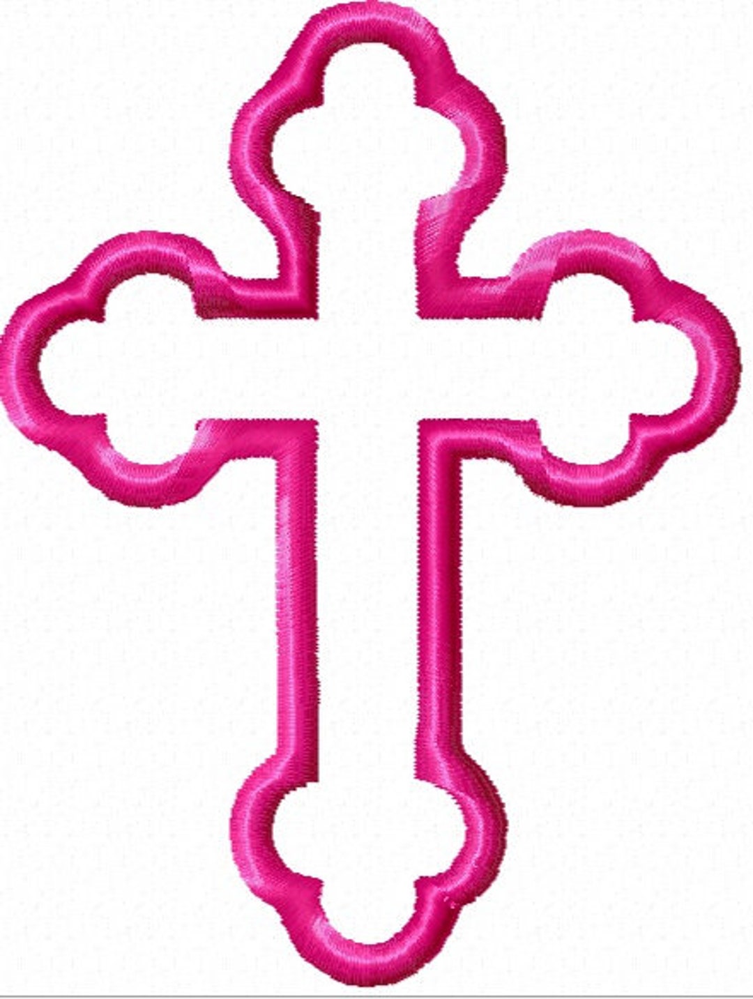 Cross Embroidery Design. Easter Cross Embroidery Design. Christian ...
