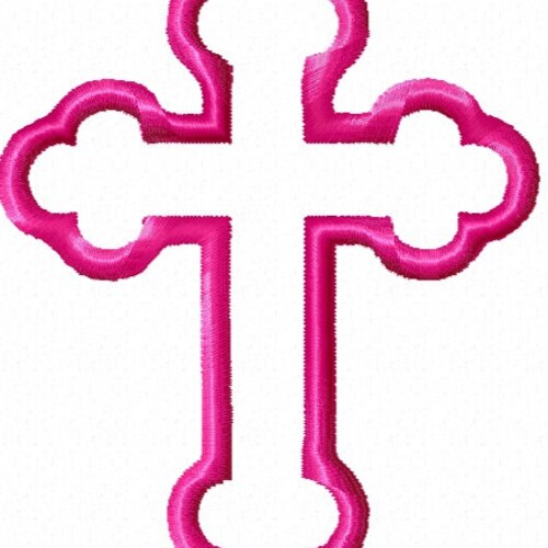 Cross / Christening Cross Machine Embroidery Design Instantly - Etsy