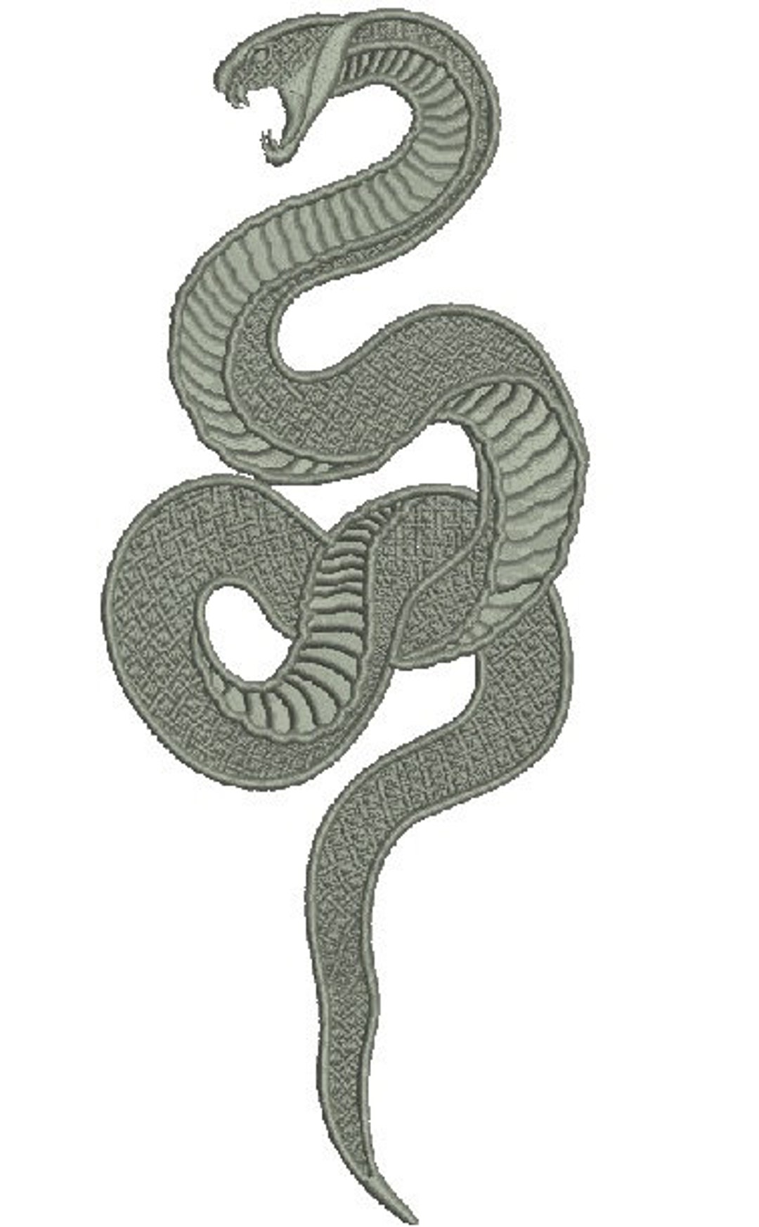 Snake Machine Embroidery Design, Instantly Download - Etsy