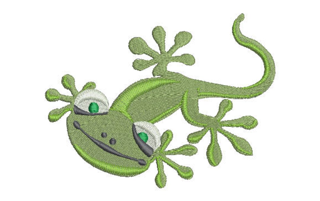 Lizard Machine Embroidery Design - Etsy