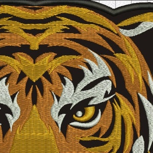 Tiger Applique Embroidery Design - Machine Embroidery Design, Instantly ...