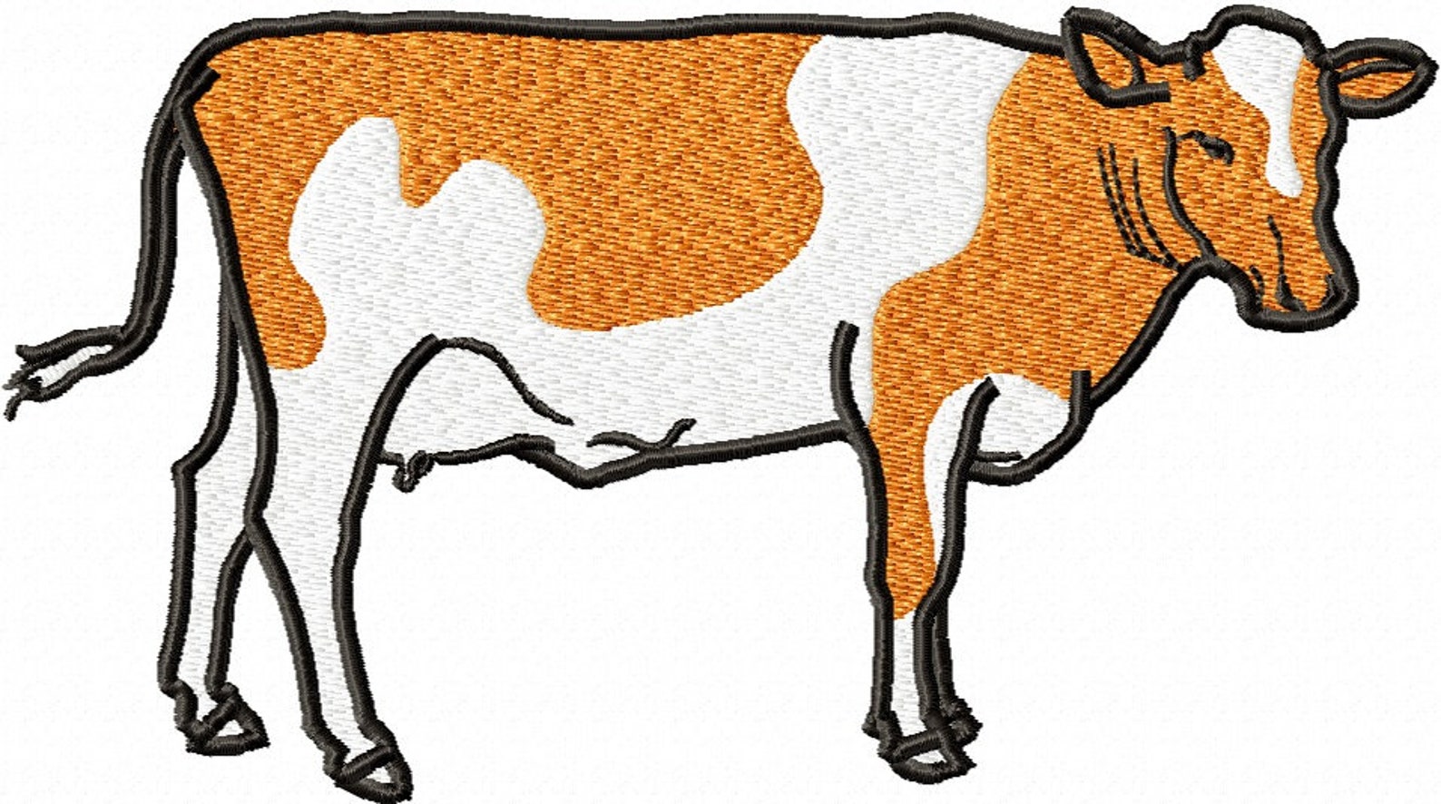 Cow Machine Embroidery Design, Instantly Download - Etsy