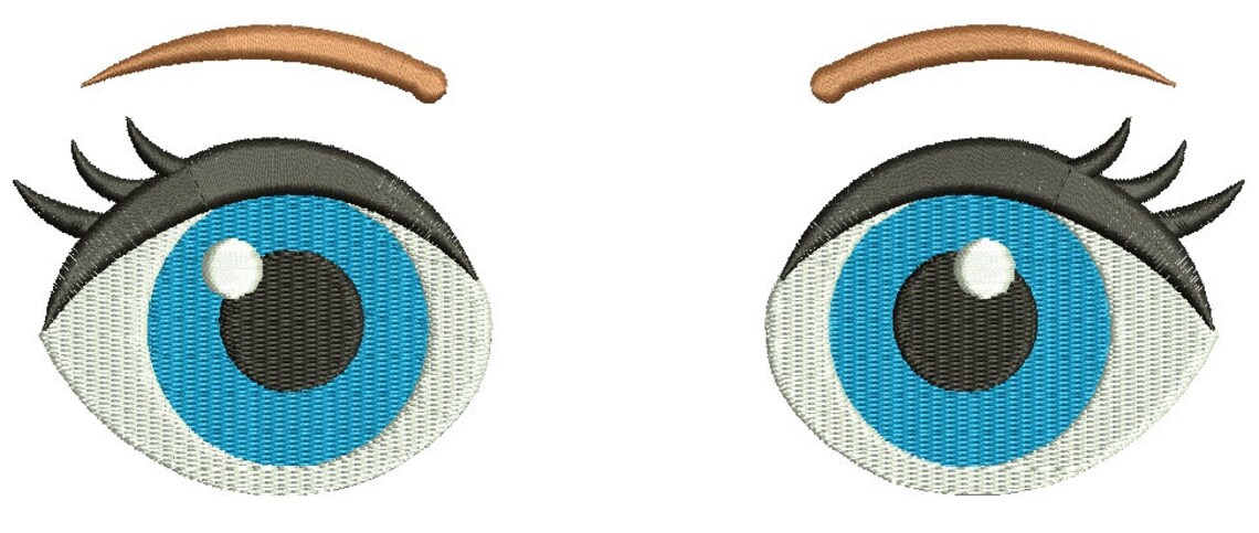 Eyes for Soft Toys Machine Embroidery Designs Left and Right | Etsy