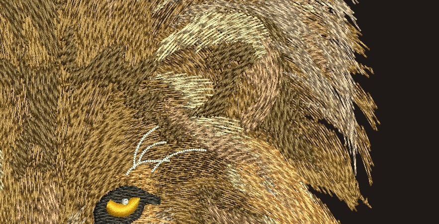 Lion Machine Embroidery Designs Instantly Download | Etsy