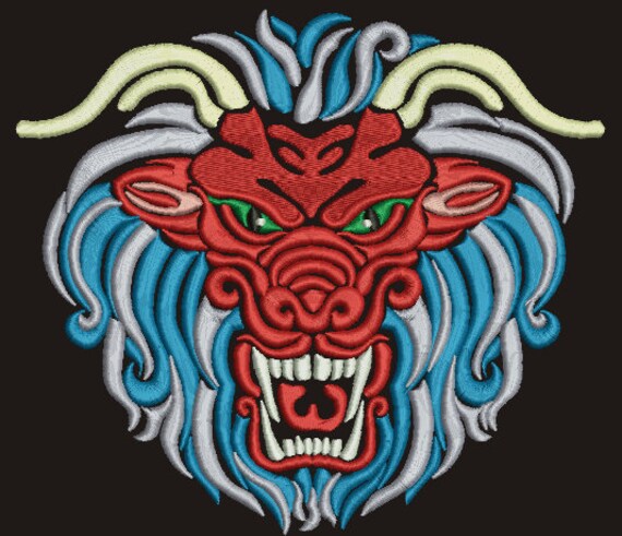Dragon Machine Embroidery Design Instantly Download - Etsy