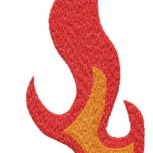 Flame Fire Machine Embroidery Design - Etsy