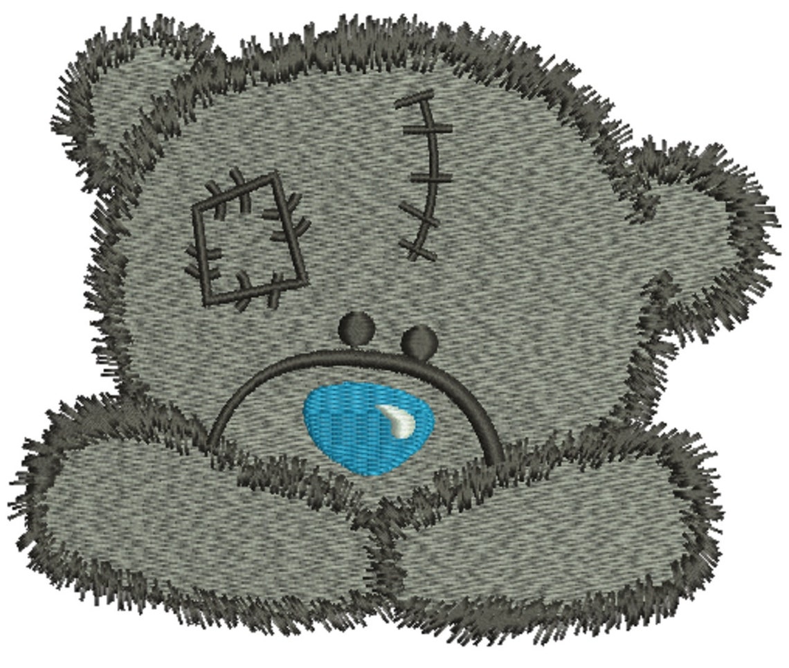 Teddy Bear Machine Embroidery Design Instantly Download | Etsy