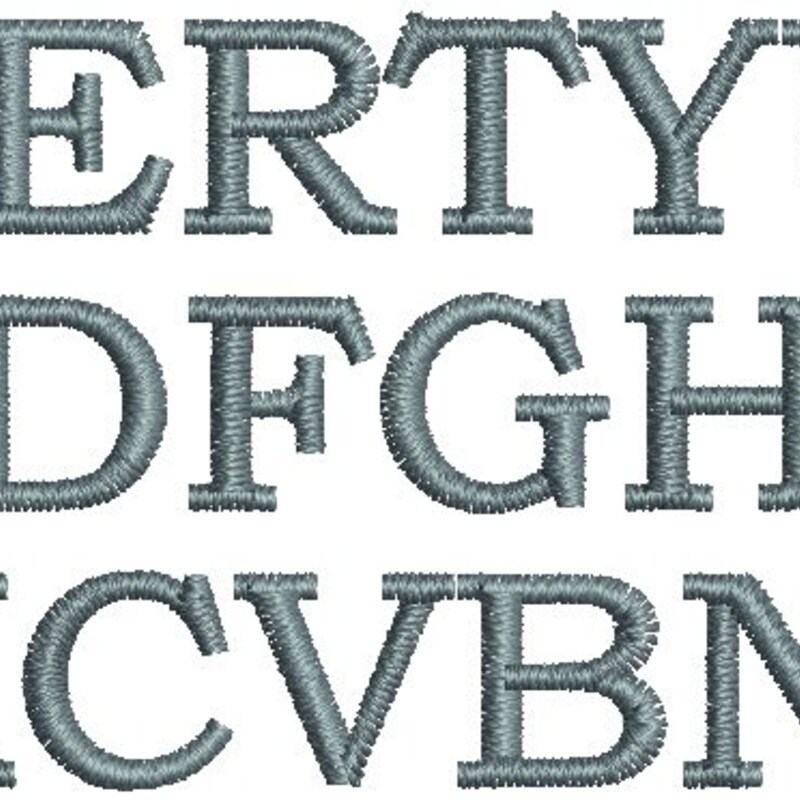 Mini Embroidery Font - Etsy