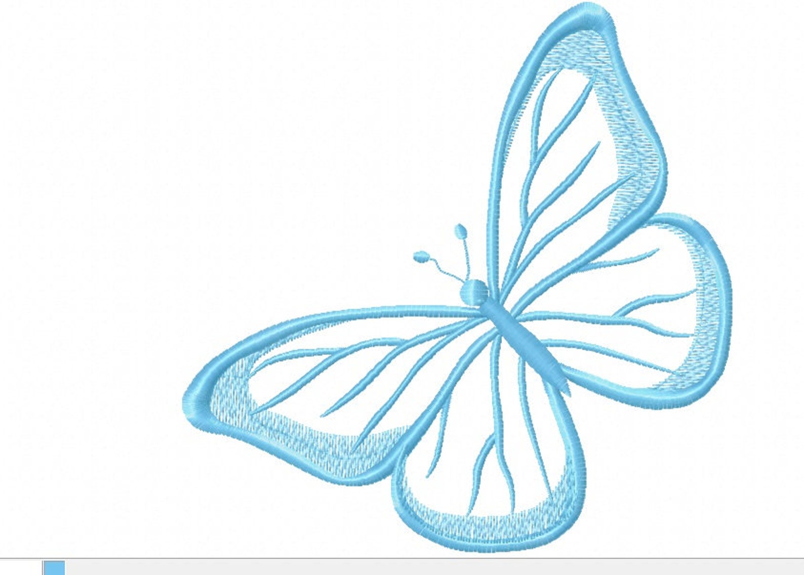 Butterfly Simple Design Machine Embroidery Design - Etsy