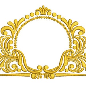 Vintage Frame for Monogram or Name . Name Frame Machine Embroidery ...