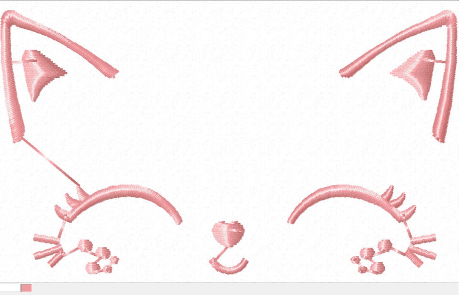 Cat Face Machine Embroidery Design Instant Download - Etsy