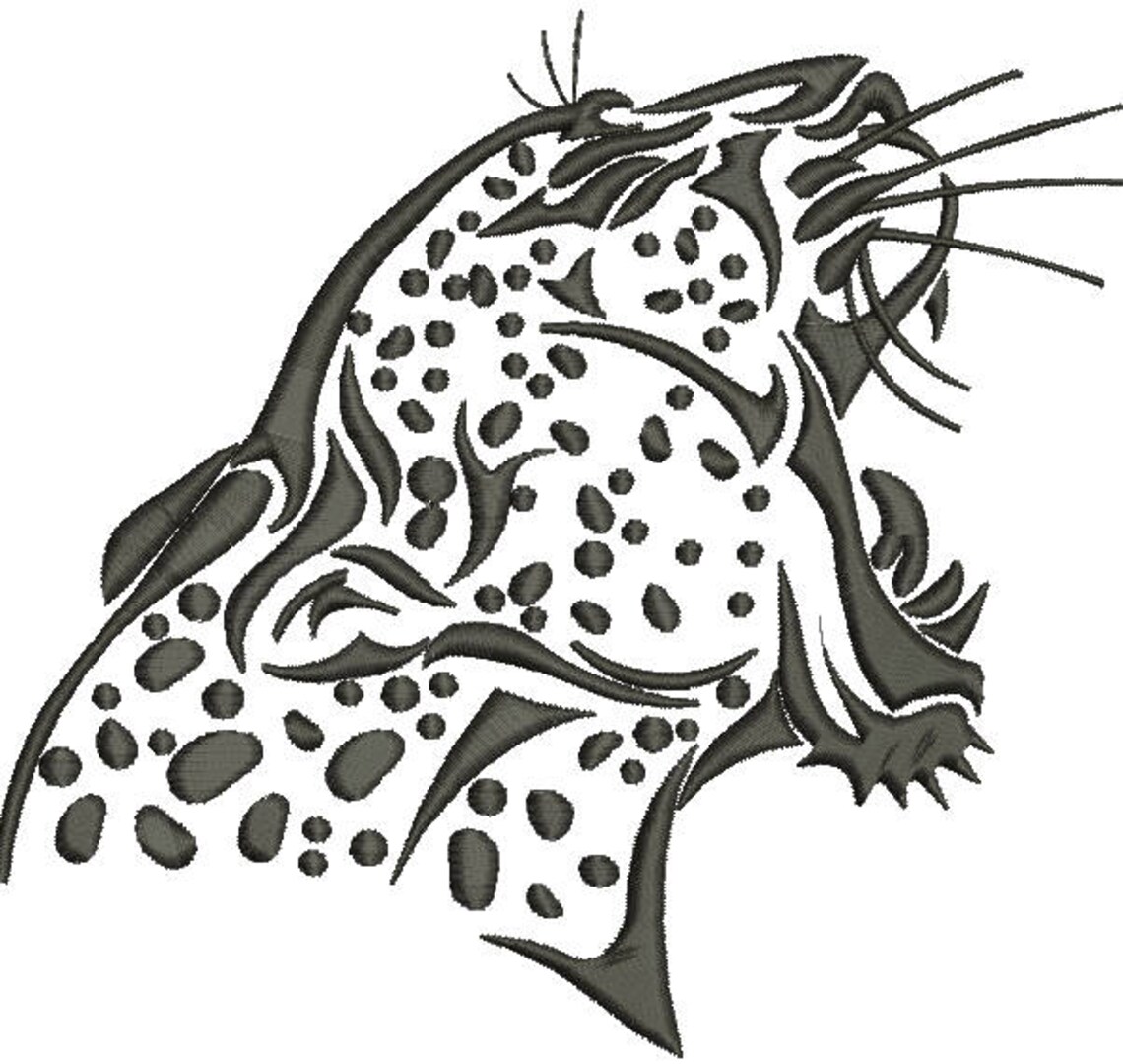 Leopard Machine Embroidery Designs Instantly Download | Etsy