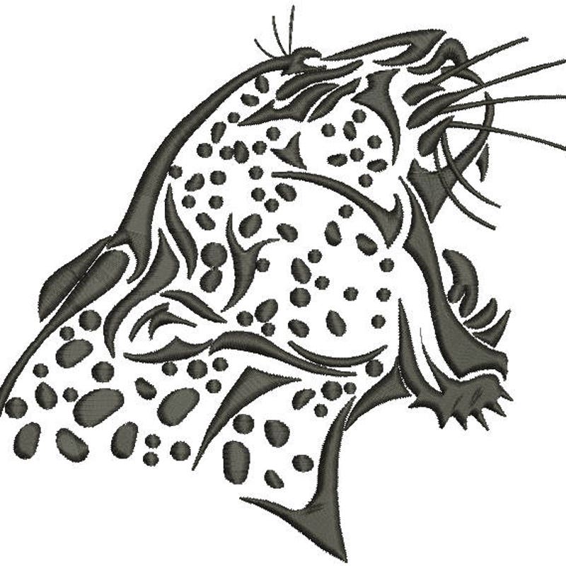 Leopard Embroidery Designs - Etsy