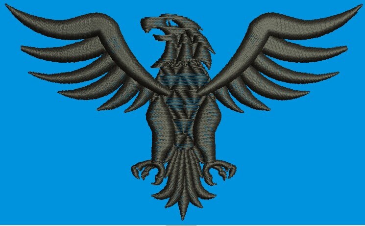 Heraldic Eagle Embroidery Machine Embroidery Design Instant - Etsy