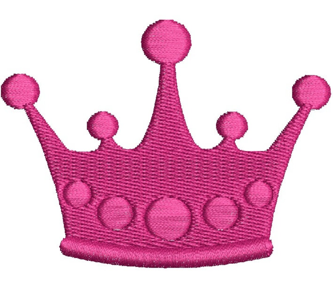 Small Crown Machine Embroidery Design - Etsy
