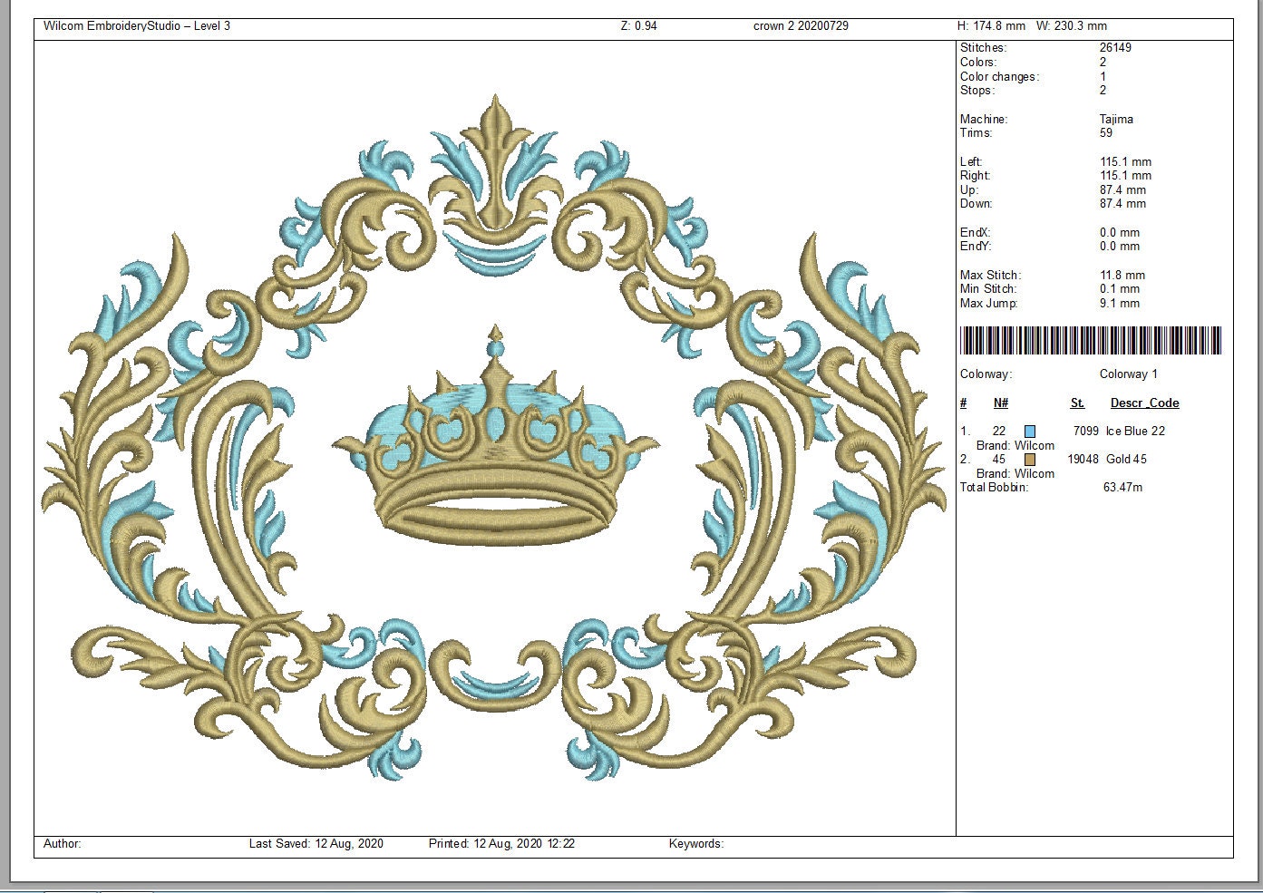 Baroque monogram frame Machine Embroidery Designs instantly | Etsy