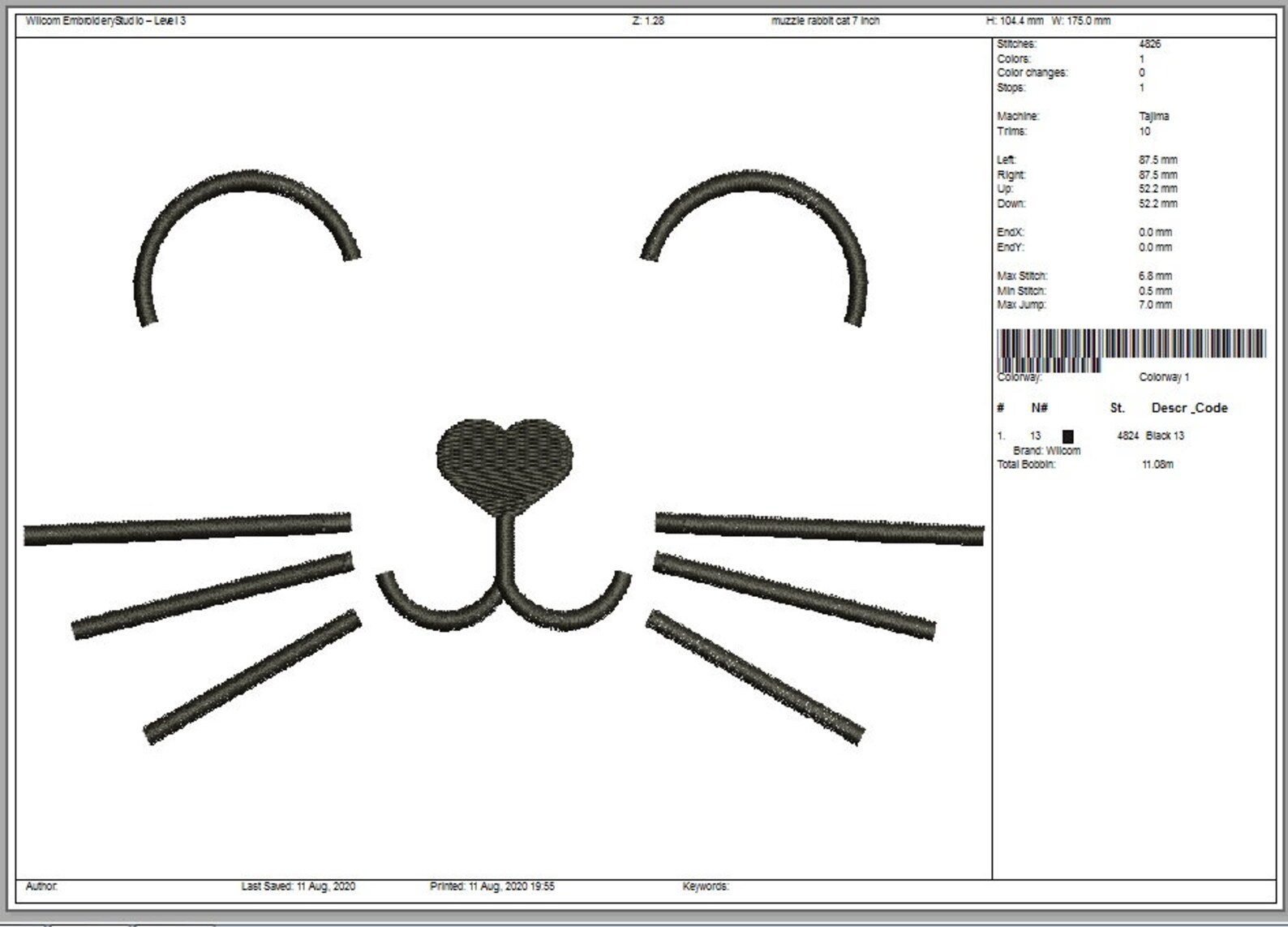 Muzzle of Rabbit Cat and a Separate Heart / Muzzle for - Etsy