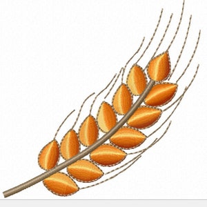 Wheat Machine Embroidery Design digital File. - Etsy
