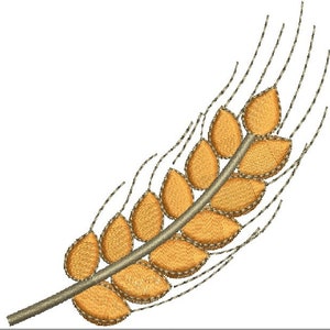 Wheat Machine Embroidery Design digital File. - Etsy