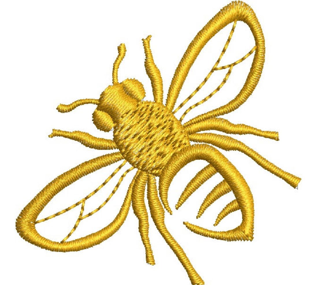 Queen Golden Bee Machine Embroidery Designs, Instantly Download - Etsy